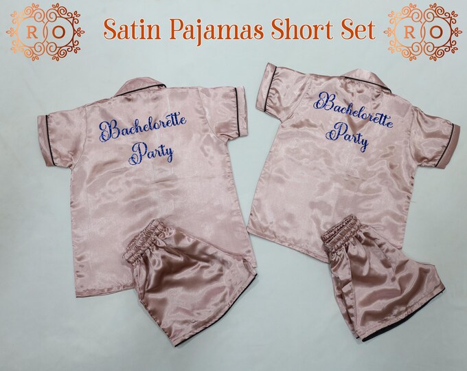 Customized Pajama Set, Bridesmaid Pjs, Bridesmaid Gift, Bridal Shower ...