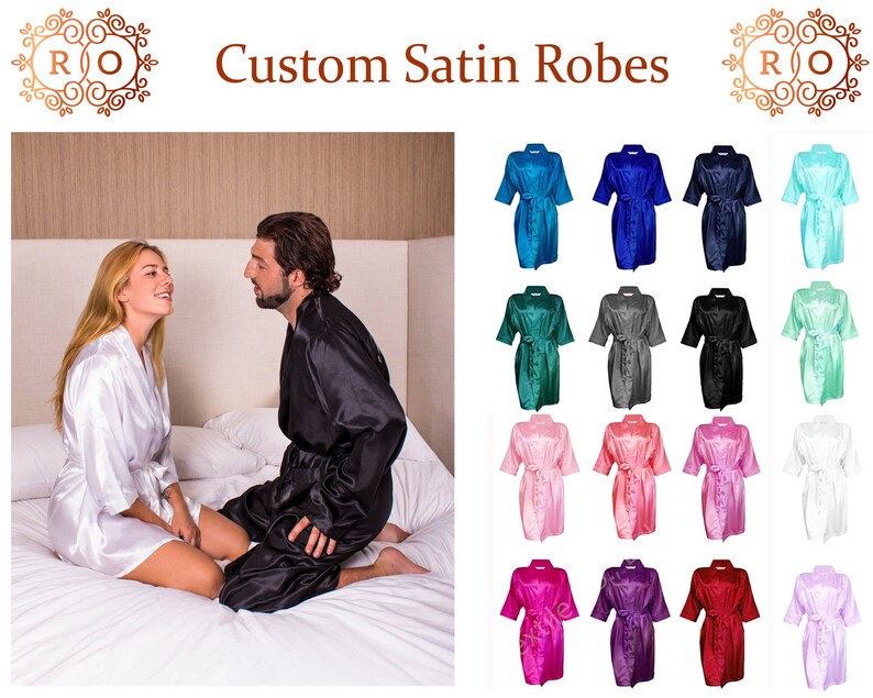 Personalized Robes Customized Robes Custom Bridal Robe - Etsy