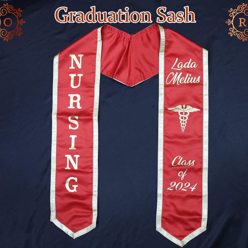 Graduation Sash - Etsy