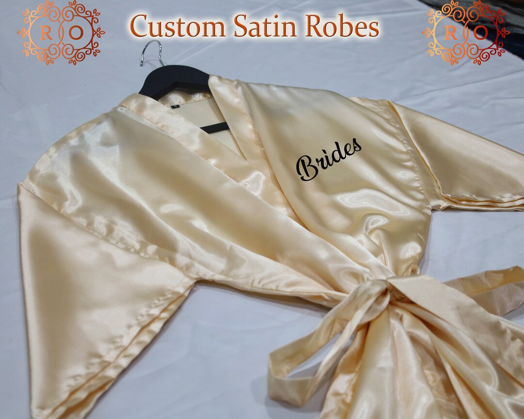 Personalized Robes Customized Robes Custom Bridal Robe Bridesmaid Robes ...