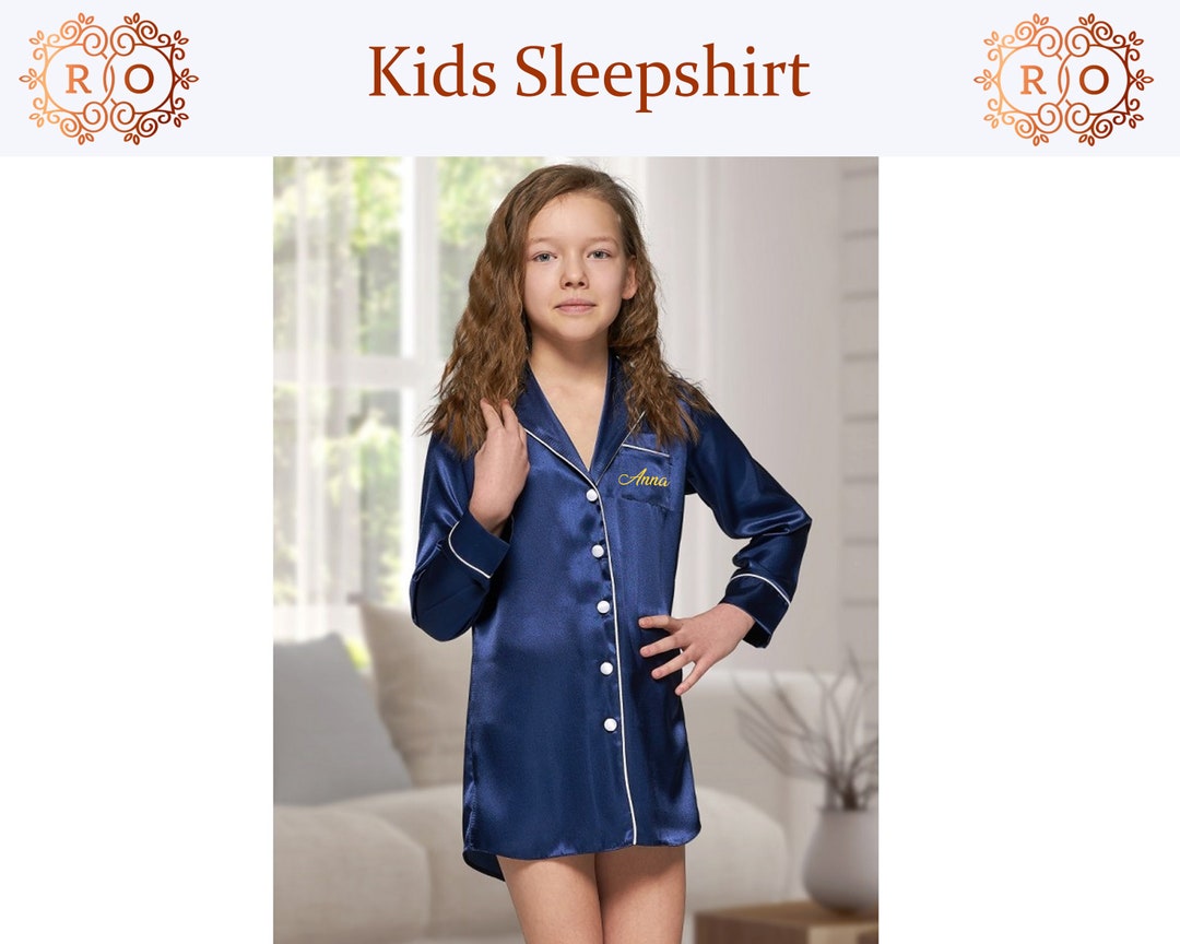 Custom Kids Sleepshirt,customized Shirt,nightwear Sleepshirt,gift for ...