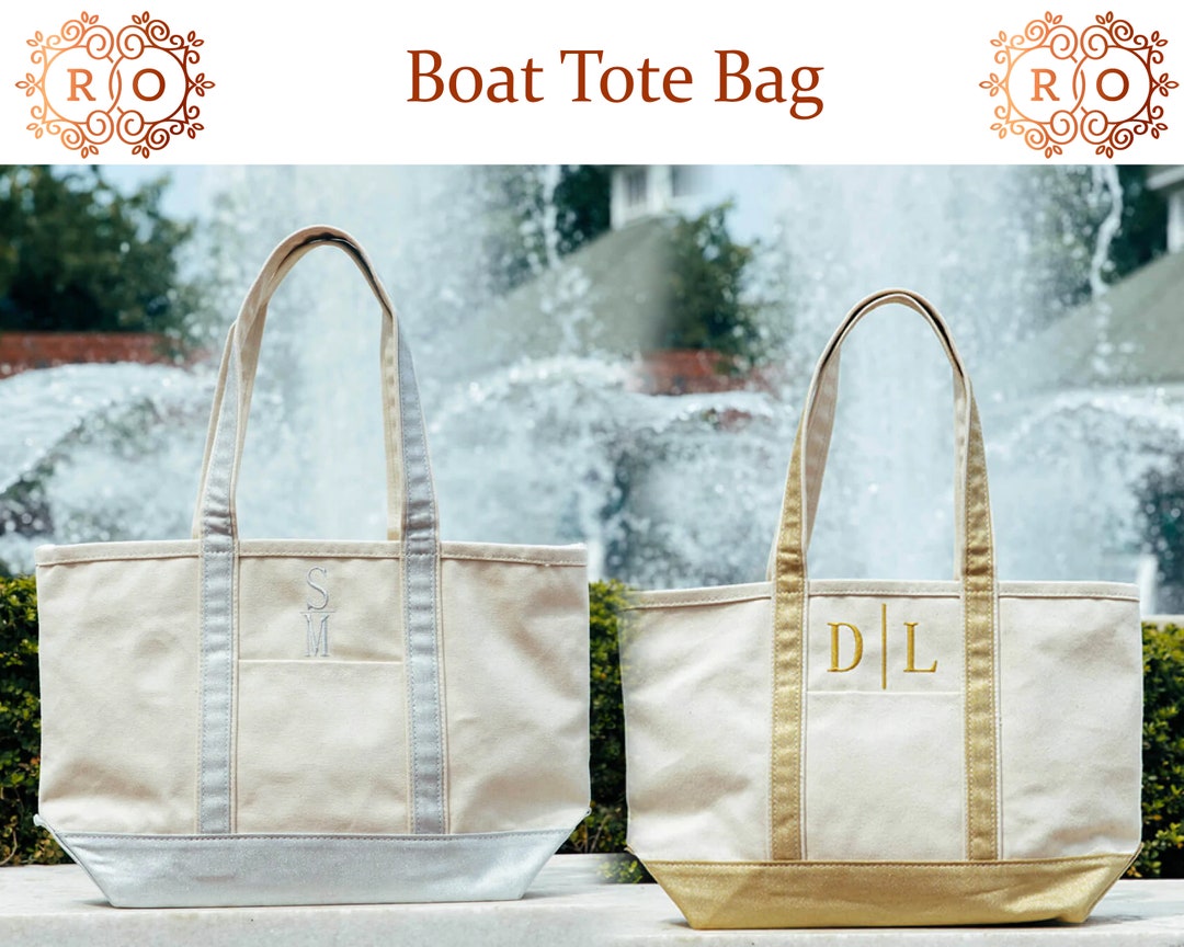 Custom Tote Bag Preppy Boat Tote Bag Embroidered 90s Style - Etsy
