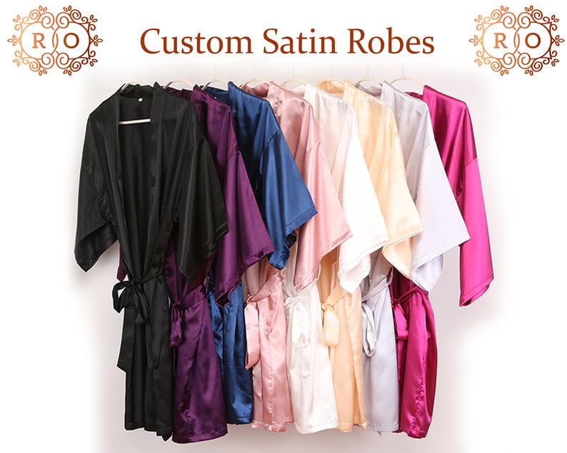 Personalized Robes Customized Robes Custom Bridal Robe - Etsy