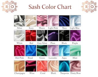 Blank Sash 10 25 50 & 100 Packs of Plain Sash Ribbon Sashes - Etsy