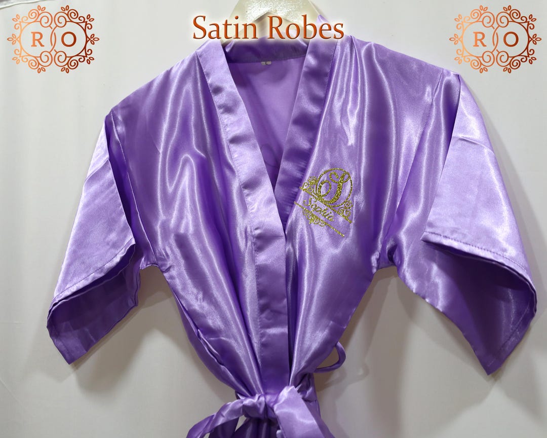 Personalized Robes Customized Robes Custom Bridal Robe Bridesmaid Robes ...