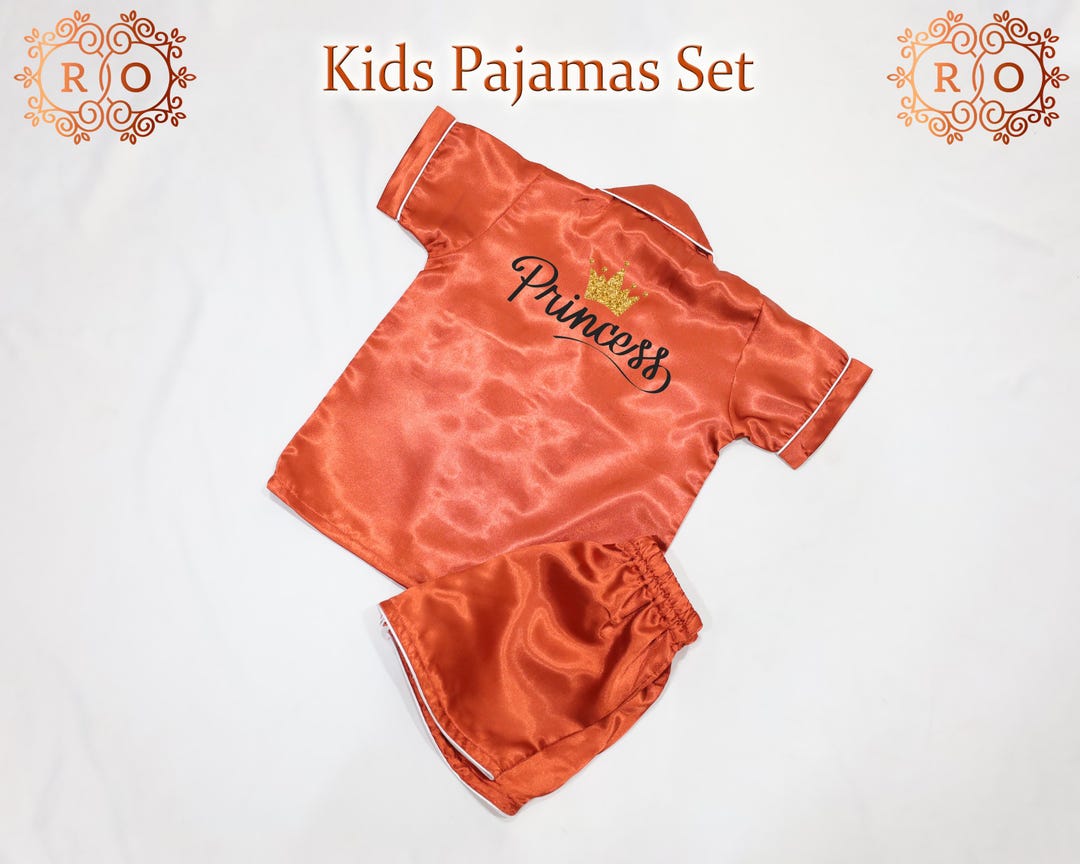 Flower Girl Pajamas Set Monogrammed | Flower Girl Gift | Flower Girl PJ ...