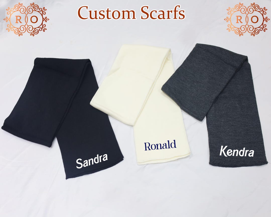 Personalized Xmas Scarf/scarves Neck Scarves, Winter Scarf/scarves ...