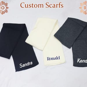 Personalized Xmas Scarf/scarves Neck Scarves, Winter Scarf/scarves ...