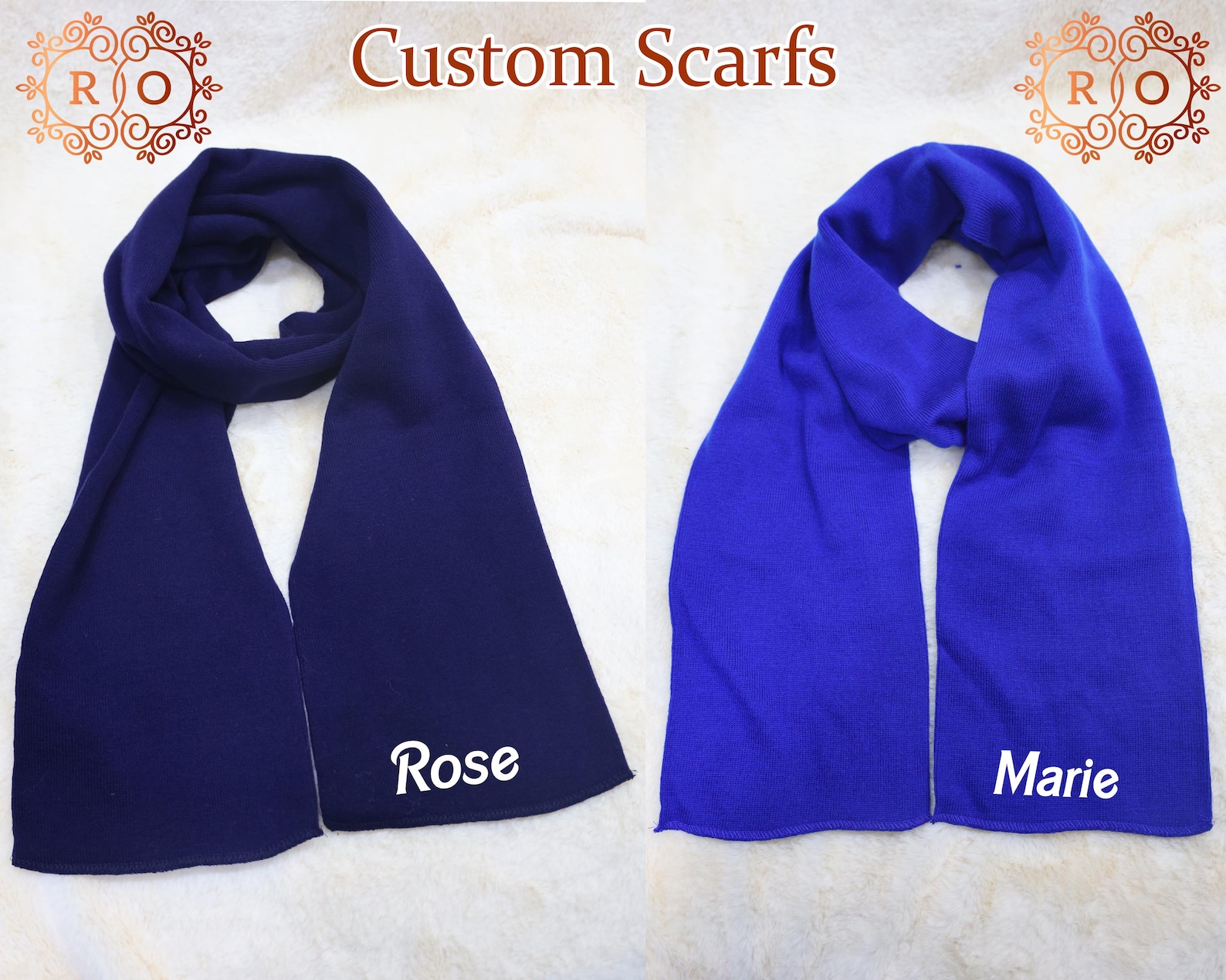Personalized Xmas Scarf/scarves Neck Scarves, Winter Scarf/scarves ...