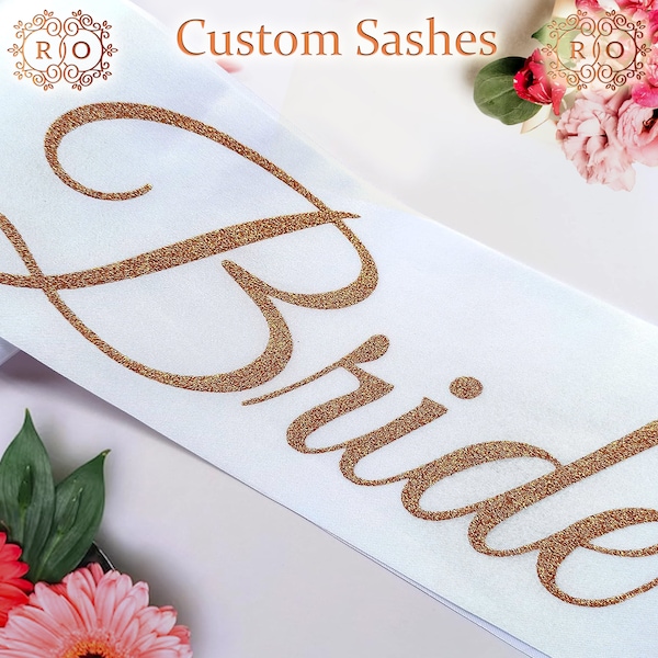 Mr and Mrs Sash - Etsy