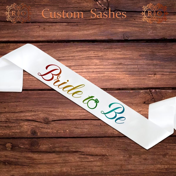 Bride Sash - Etsy