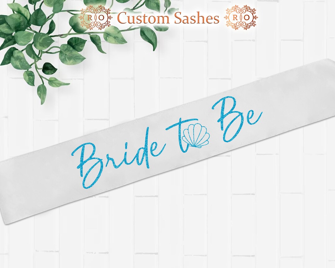 Personalized Bachelorette Party Sash - Custom Bridal Shower Sash ...