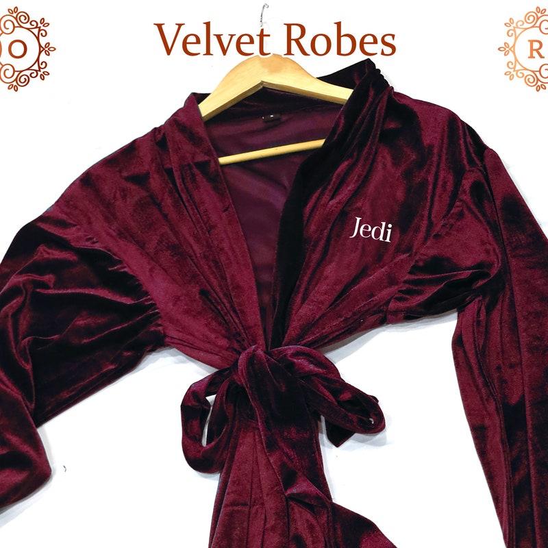 Velvet Robe - Etsy UK