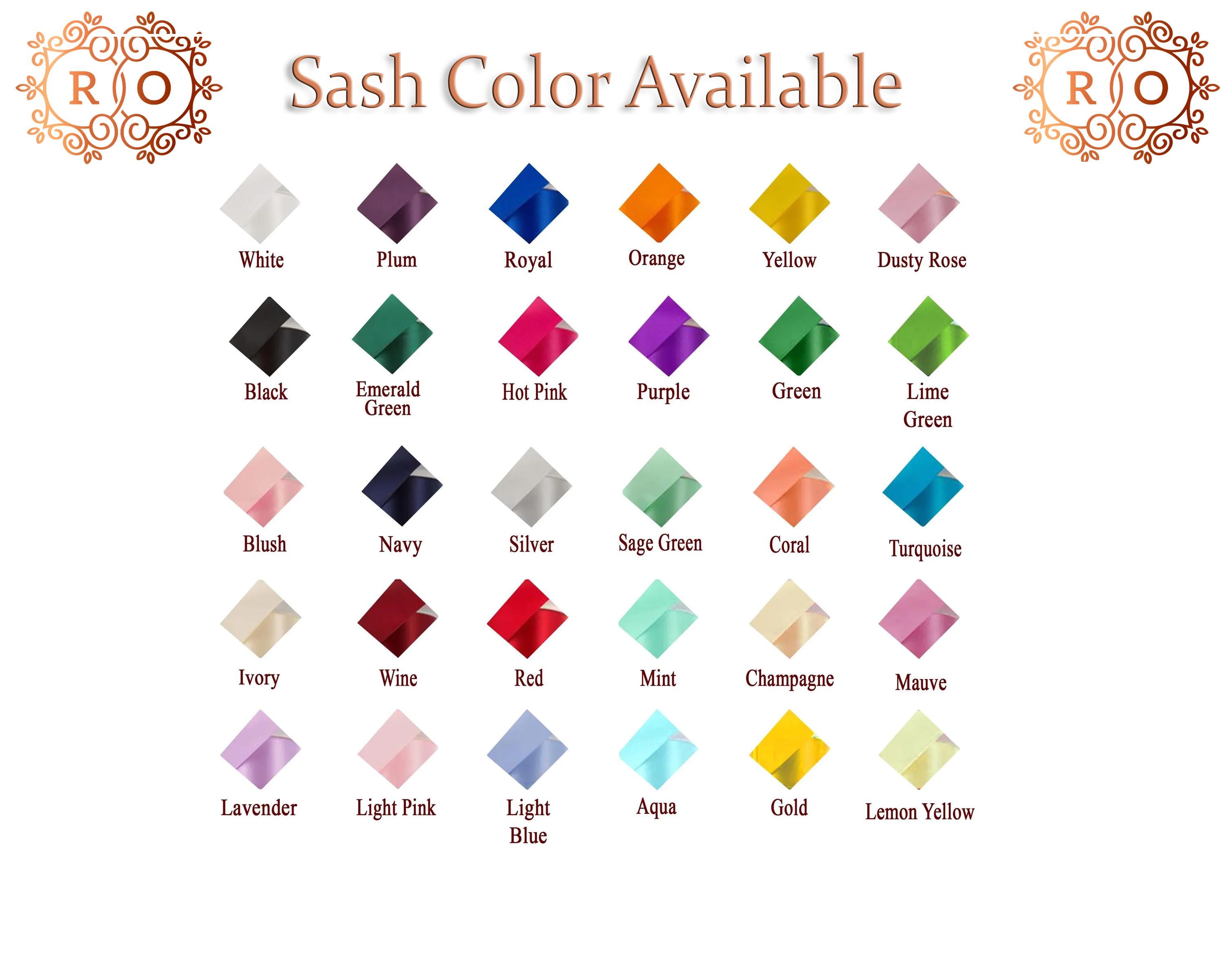 Customized Logo Embroidery Lace Sash Pageant Sash Custom Lace Sash ...