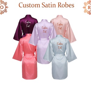 Personalized Robes Customized Robes Custom Bridal Robe Bridesmaid Robes ...