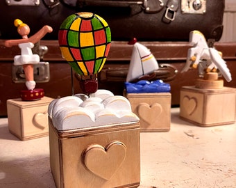 Hot Air Balloon Music Box - Etsy