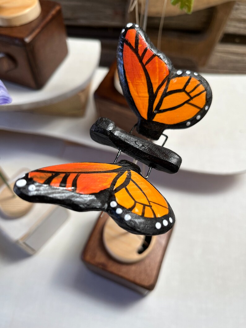 Flying Butterfly Kinetic Sculpture With Music Box - Etsy