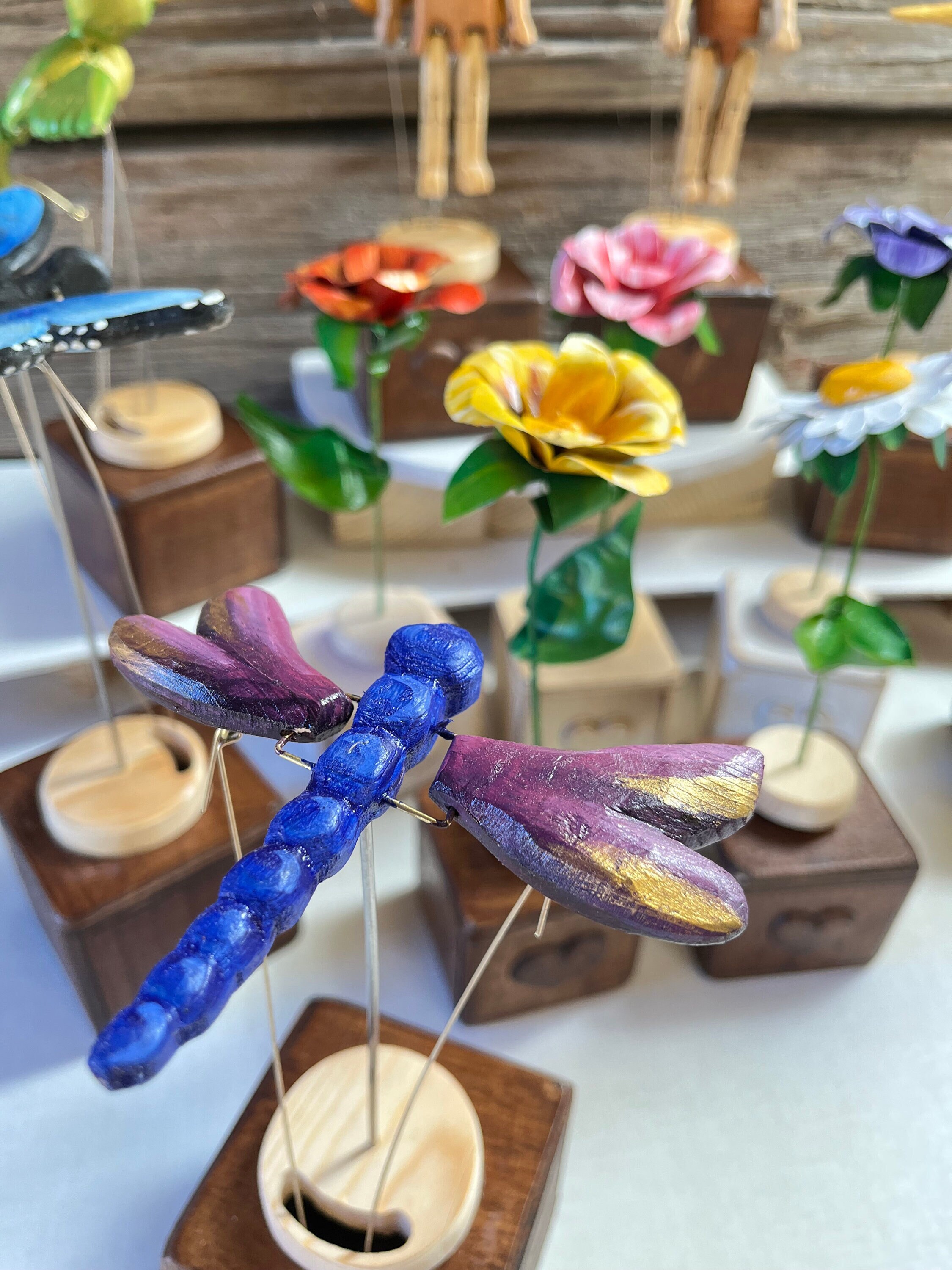 Flying Dragonfly Automata Music Box - Etsy