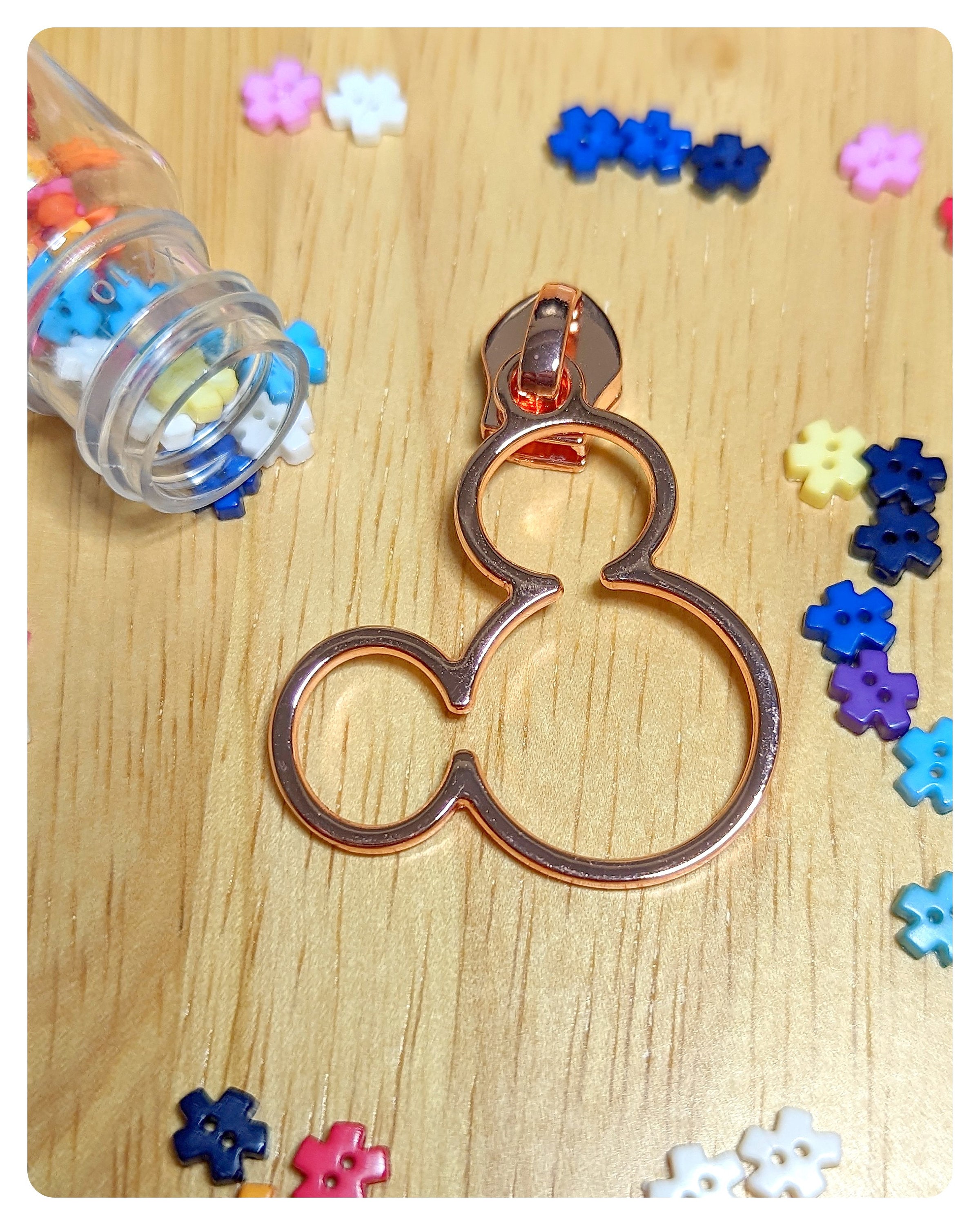 Size #5 Nylon Zipper - Mouse Head Outline - Etsy