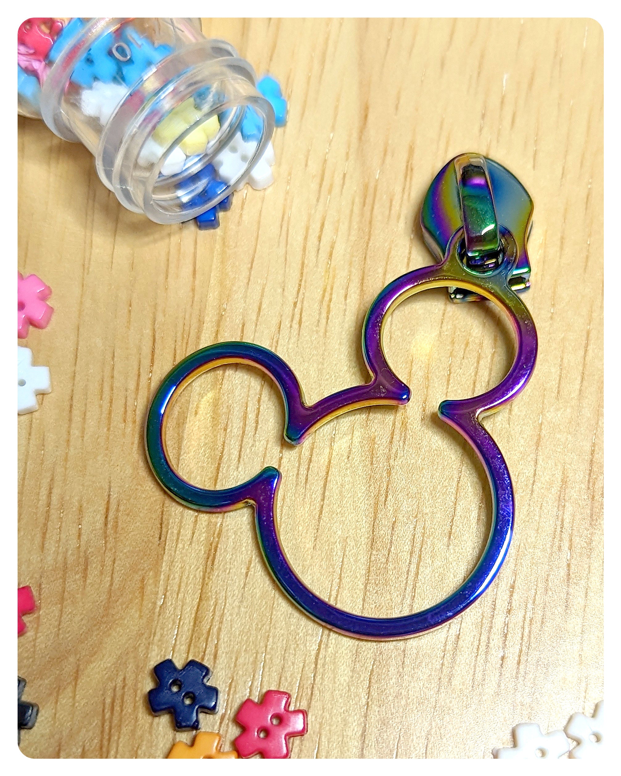 Size #5 Nylon Zipper - Mouse Head Outline - Etsy