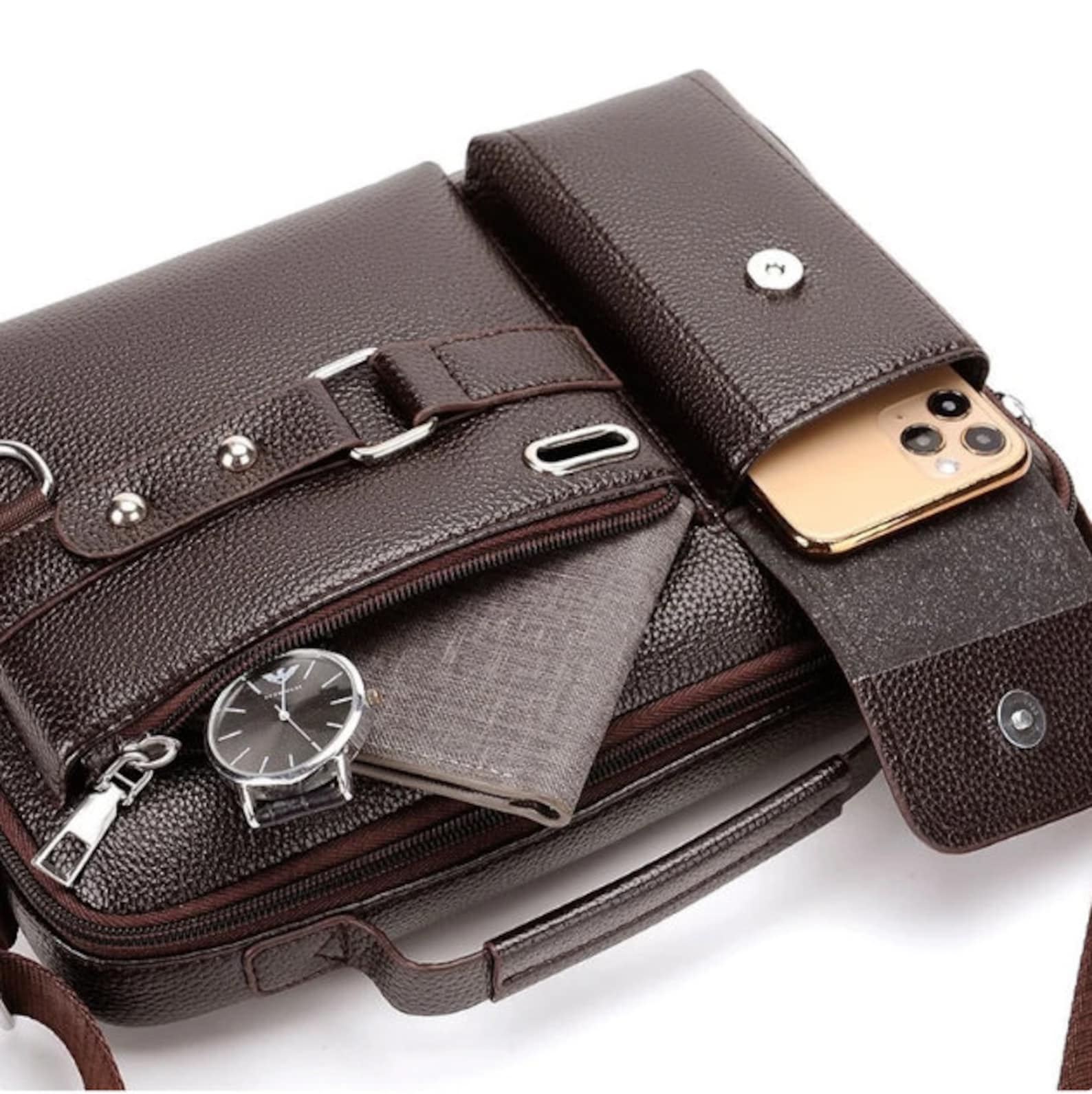 Shoulder Bag Business Man Bag Cross Body Bag Man Handbag - Etsy