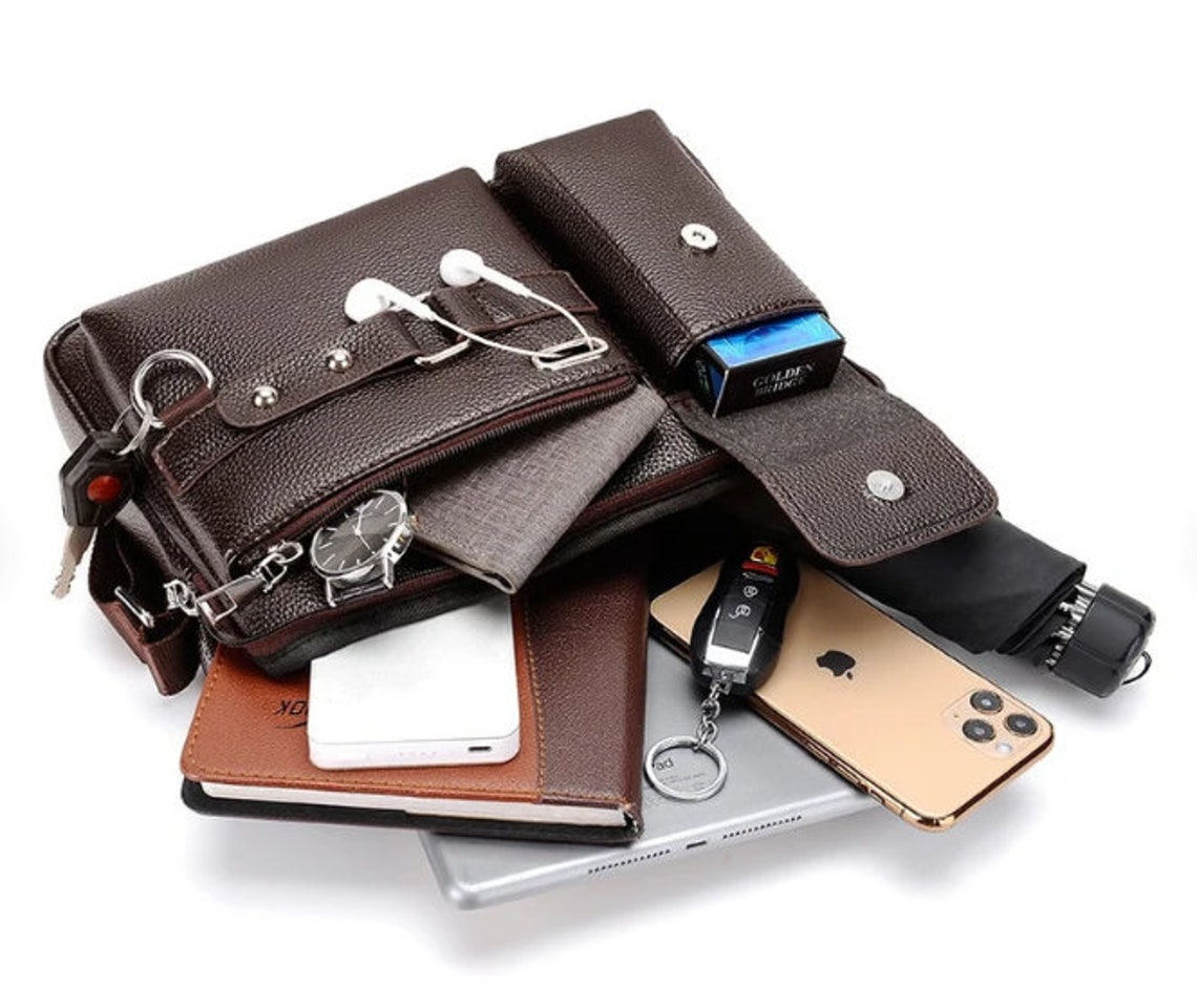 Shoulder Bag Business Man Bag Cross Body Bag Man Handbag - Etsy