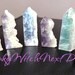 Crystal Massage Wand-curved Rose Quartz and Obsidian Massage Wands ...