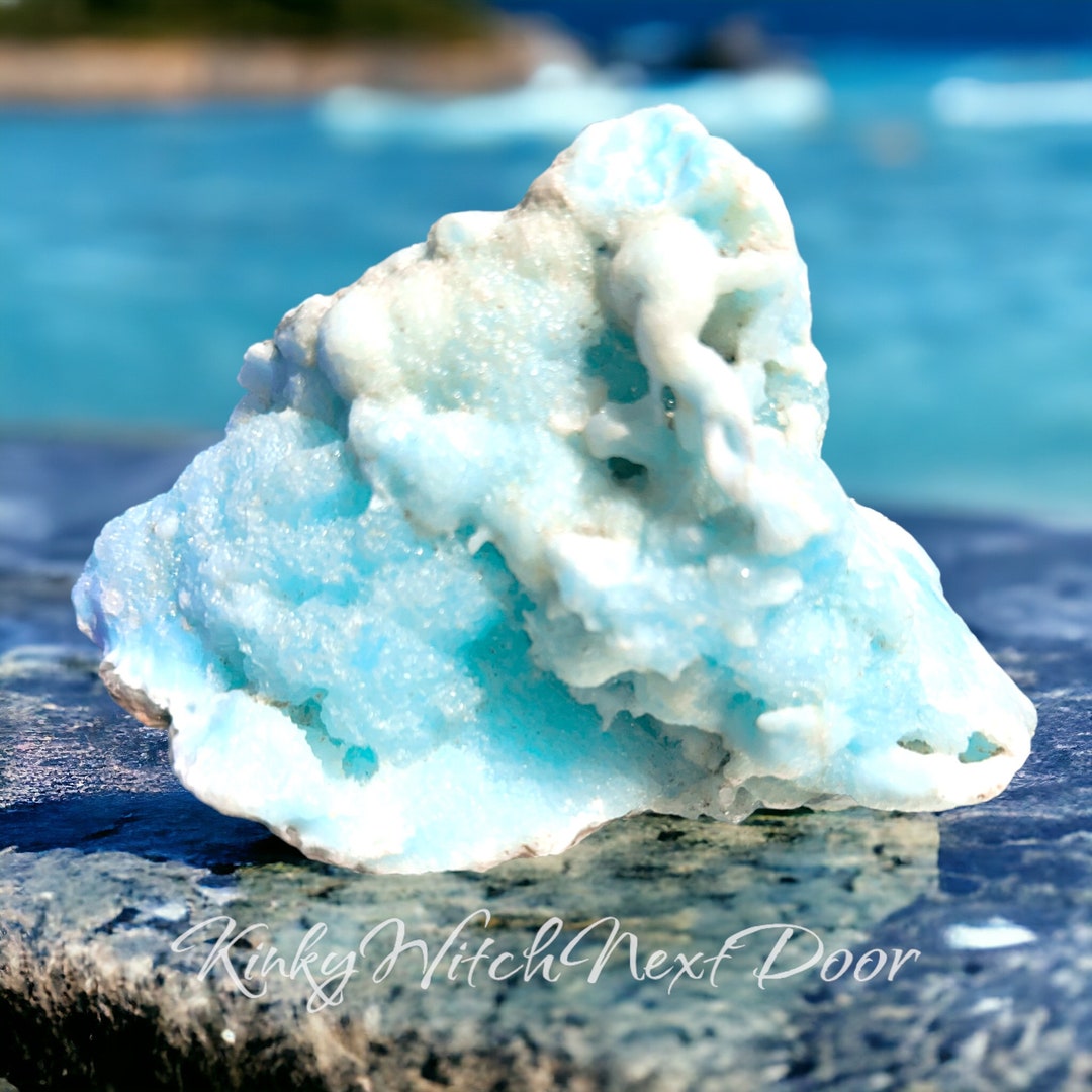 Raw Blue Aragonite Specimen: Healing Energy Crystal, Lapidary Rough - Etsy