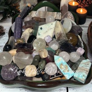 Witchy Crystal Confetti Scoop-mystery Crystal-tarot-spell Jars ...