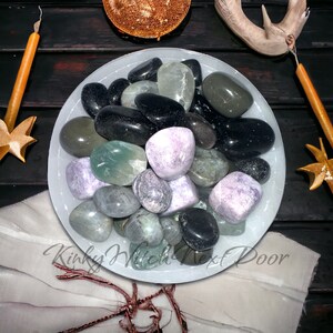 Witchy Crystal Confetti Scoop-mystery Crystal-tarot-spell Jars ...