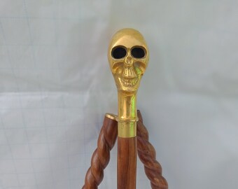 Skull Head Walking Cane - Etsy