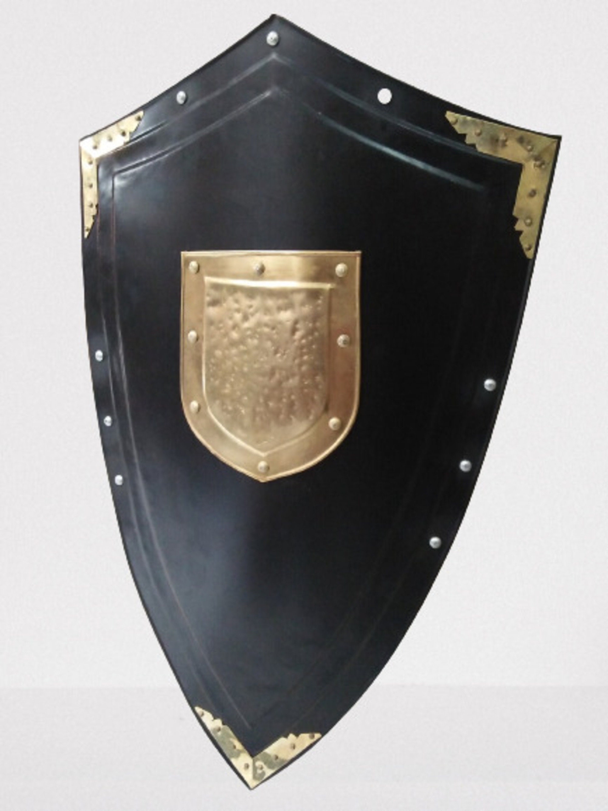 Medieval Knight Armor Shield, Templar Shield Medieval Knight Blackened ...