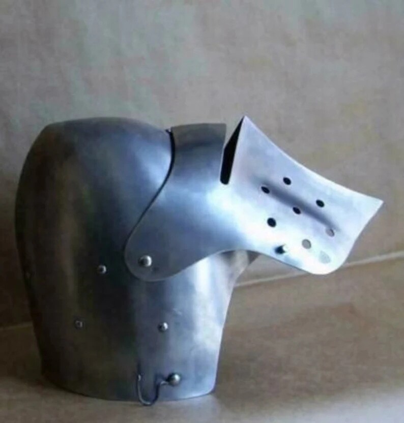 Steel Medieval Italian Bascinet helmet Medieval Combat - Etsy