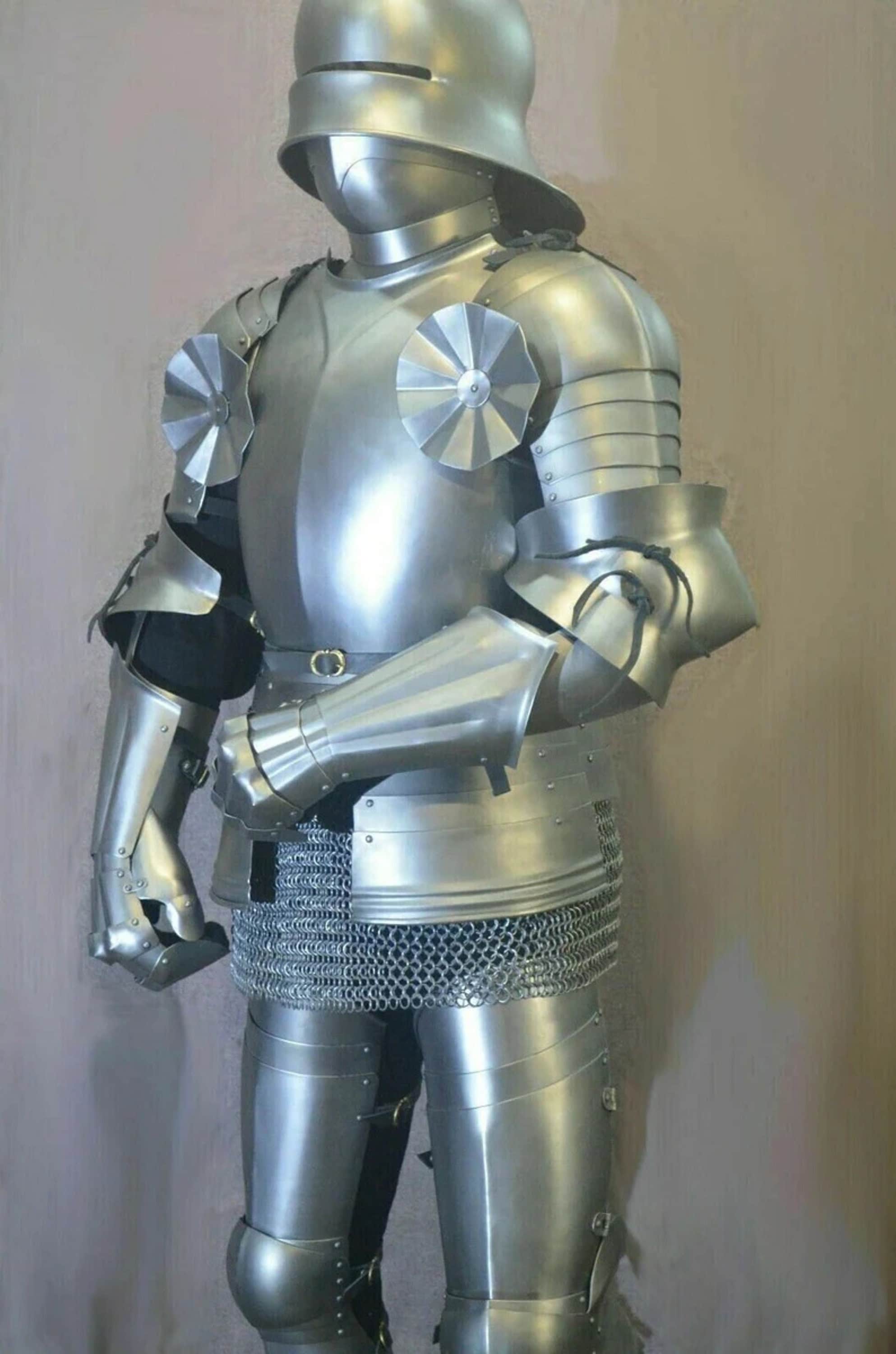 Medieval Gothic German Armor Suit Combat Full Body Halloween Armor Suit ...