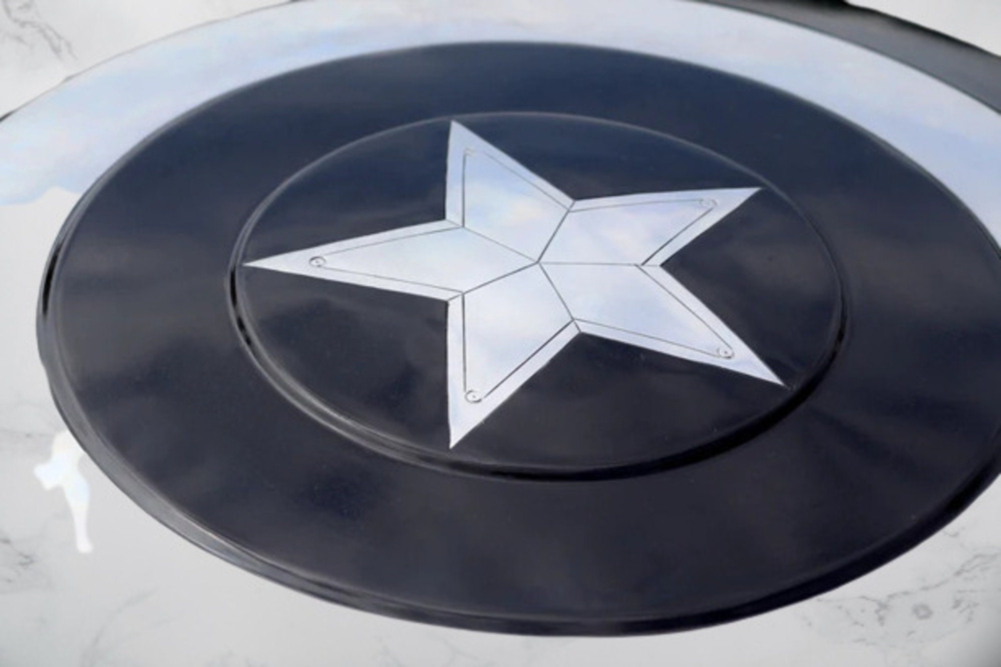 Winter Soldier Captain America Black Shield Metal Stealth Shield Metal ...