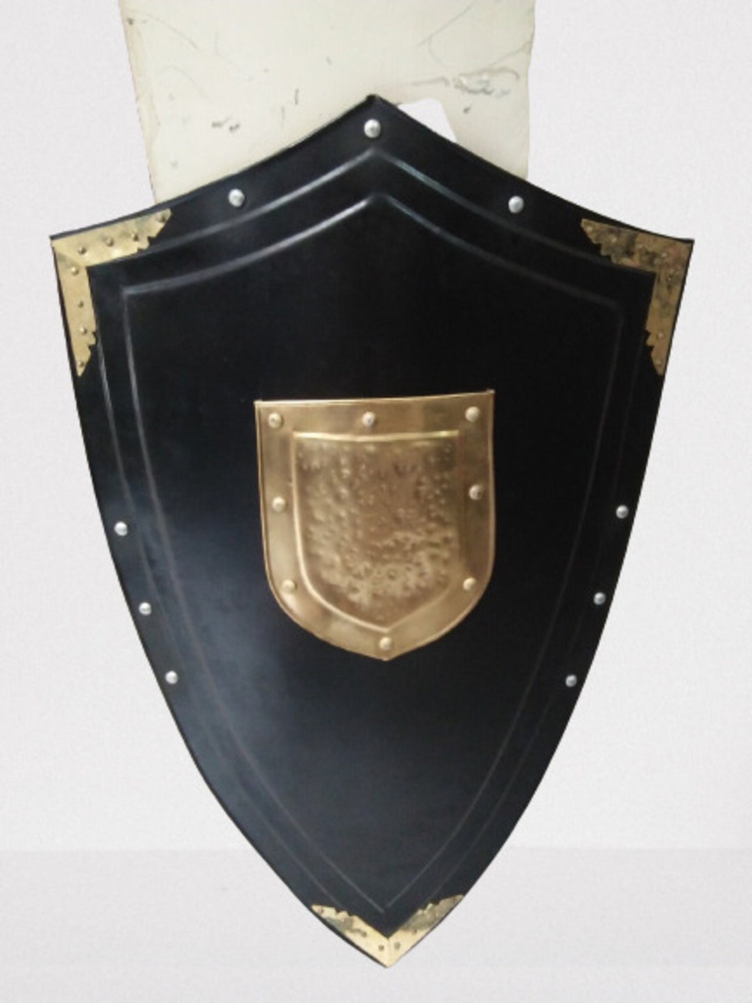 Medieval Knight Armor Shield, Templar Shield Medieval Knight Blackened ...