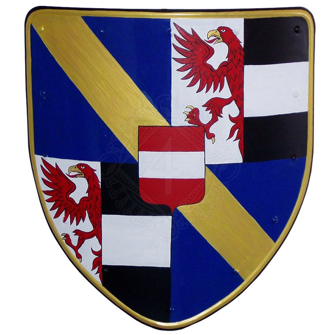 Medieval Personalized Shield Crusader Eagle Foam Shield Cosplay and ...