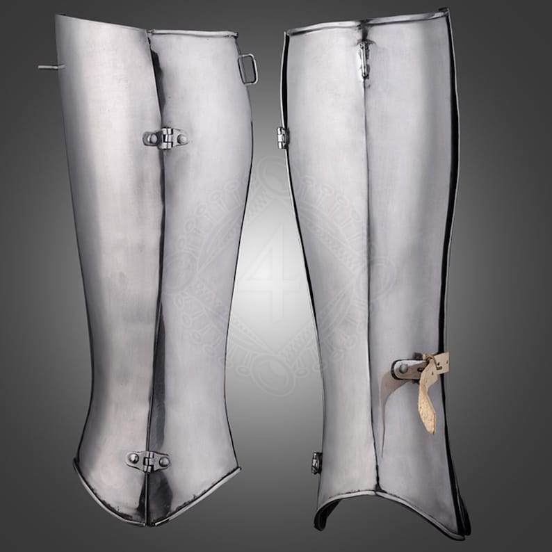 Medieval Knight Leg Pair Greaves Armor Set Steel Gothic Body Larp ...