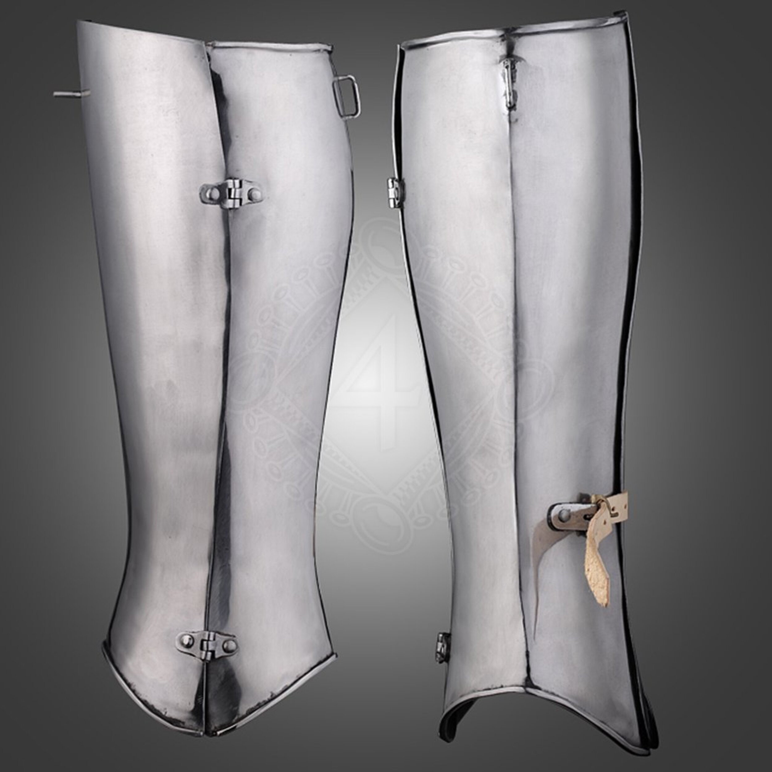 Medieval Knight Leg Pair Greaves Armor Set Steel Gothic Body Larp ...