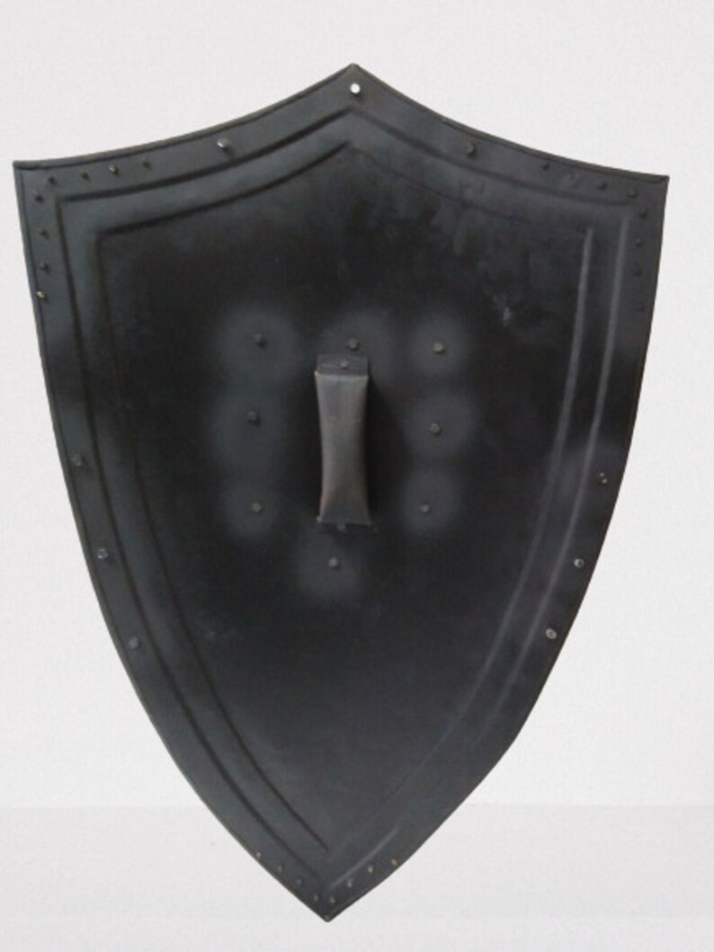 Medieval Knight Armor Shield, Templar Shield Medieval Knight Blackened ...