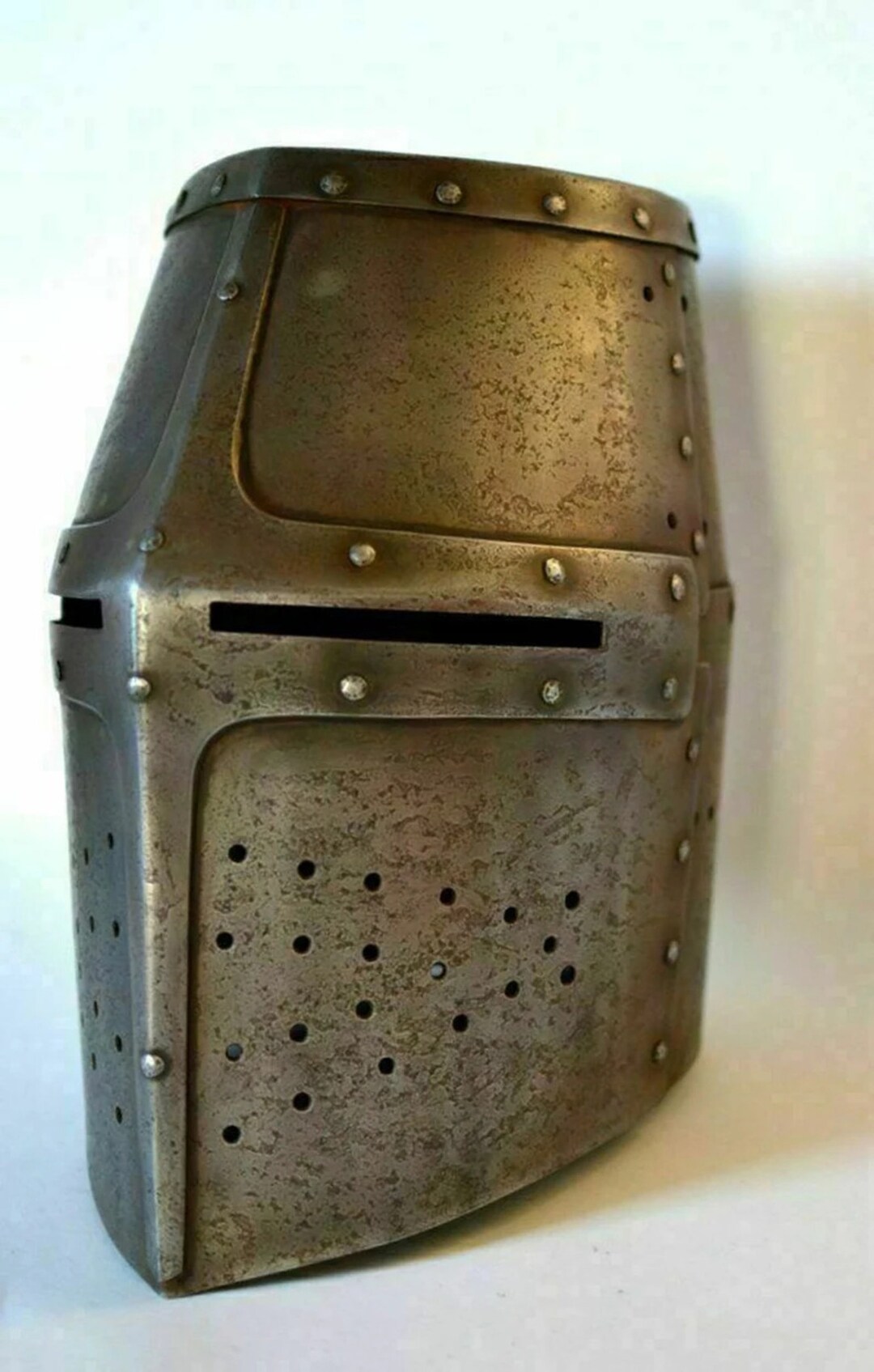 Templar Helmet L Medieval Dargen Great Combat Helmet Museum Knight ...