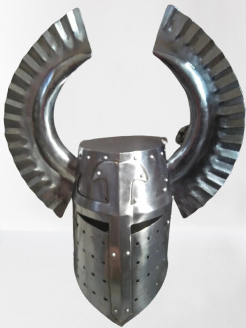 Medieval Templar Fantasy Warrior Helmet SCA LARP Knight Helmet - Etsy
