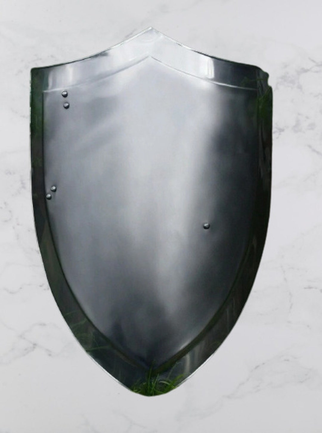 Medieval Heater Shield, Steel Knight Shield Battle Ready Armor Shield ...