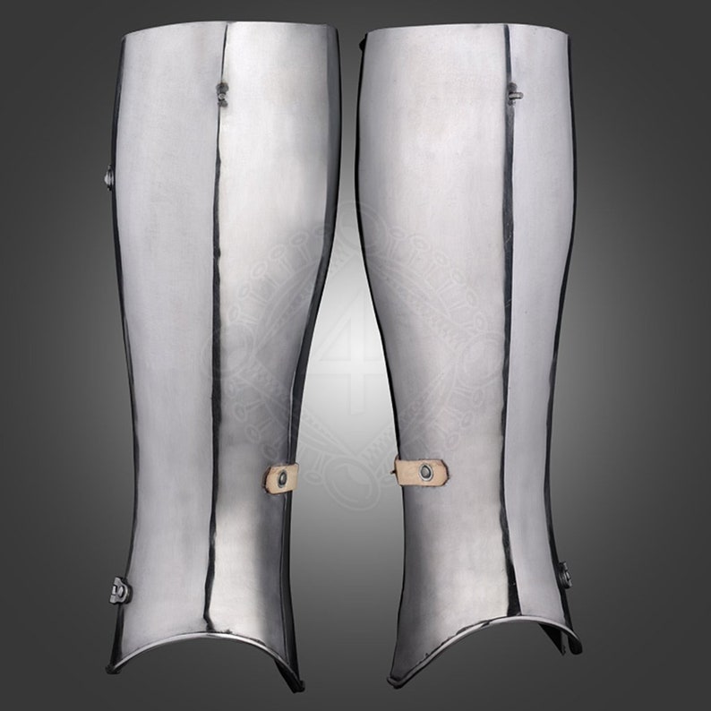 Medieval Knight Leg Pair Greaves Armor Set Steel Gothic Body Larp ...