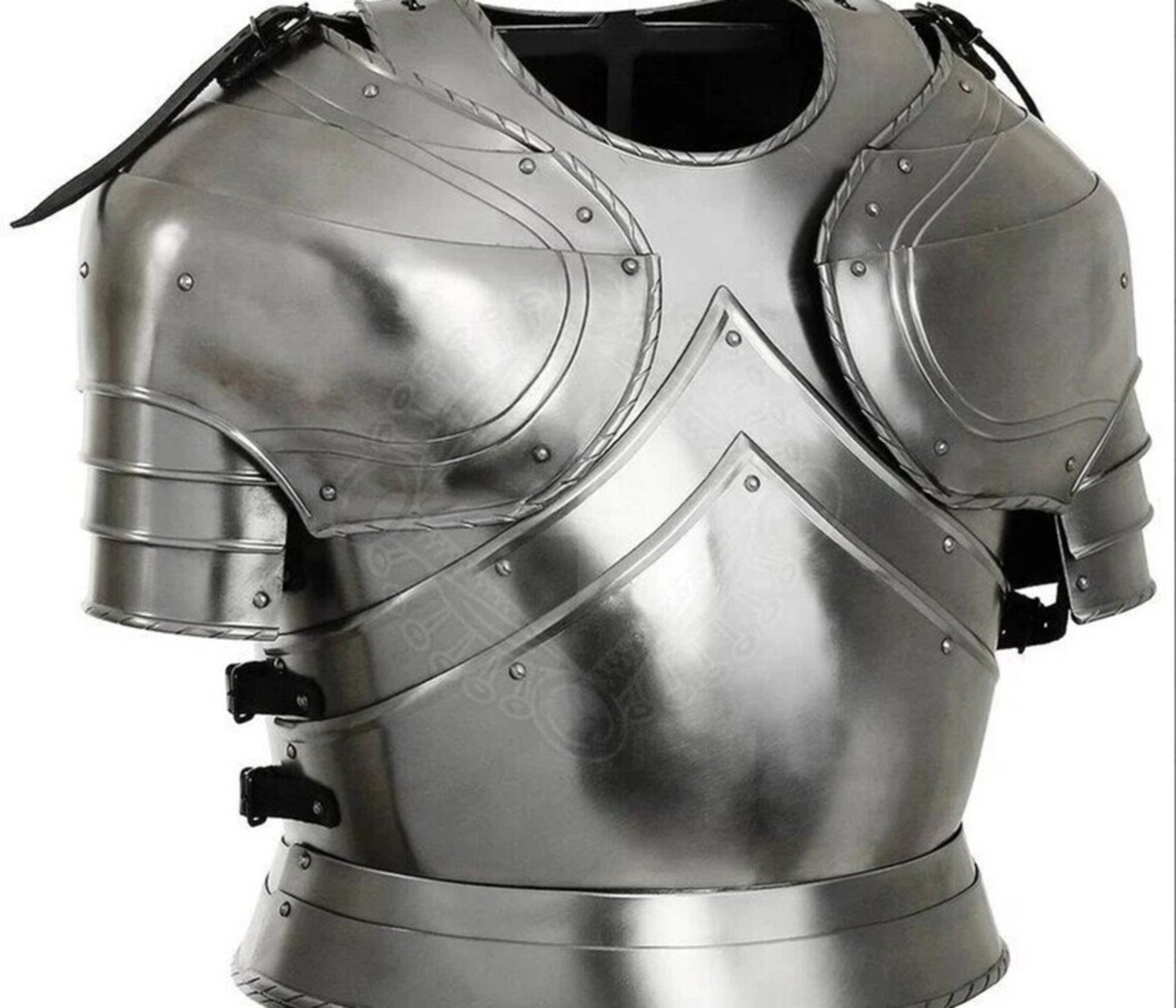 Medieval Half Body Plated Armor Suit Cuirass Medieval Closed - Etsy