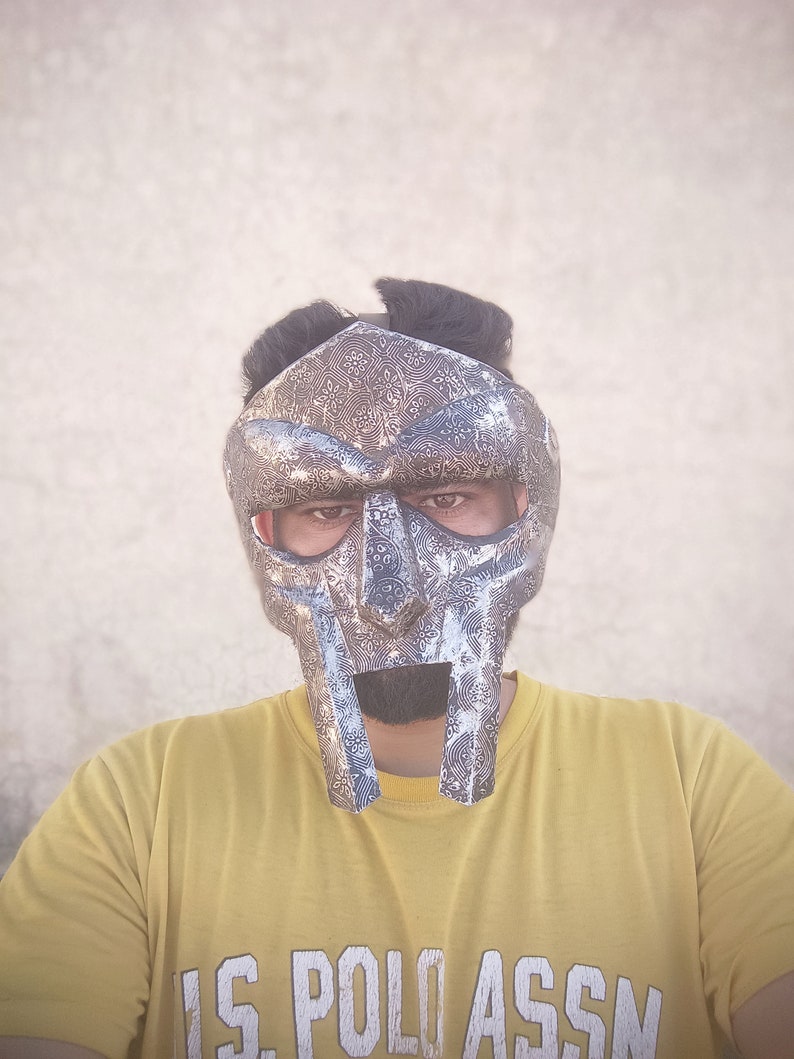 Medieval Roman Gladiator Face Mask in MS Steel Helmet Hand - Etsy