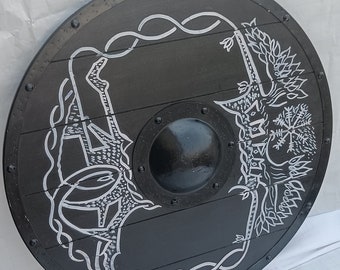 Viking Shield Tree of Life - Etsy