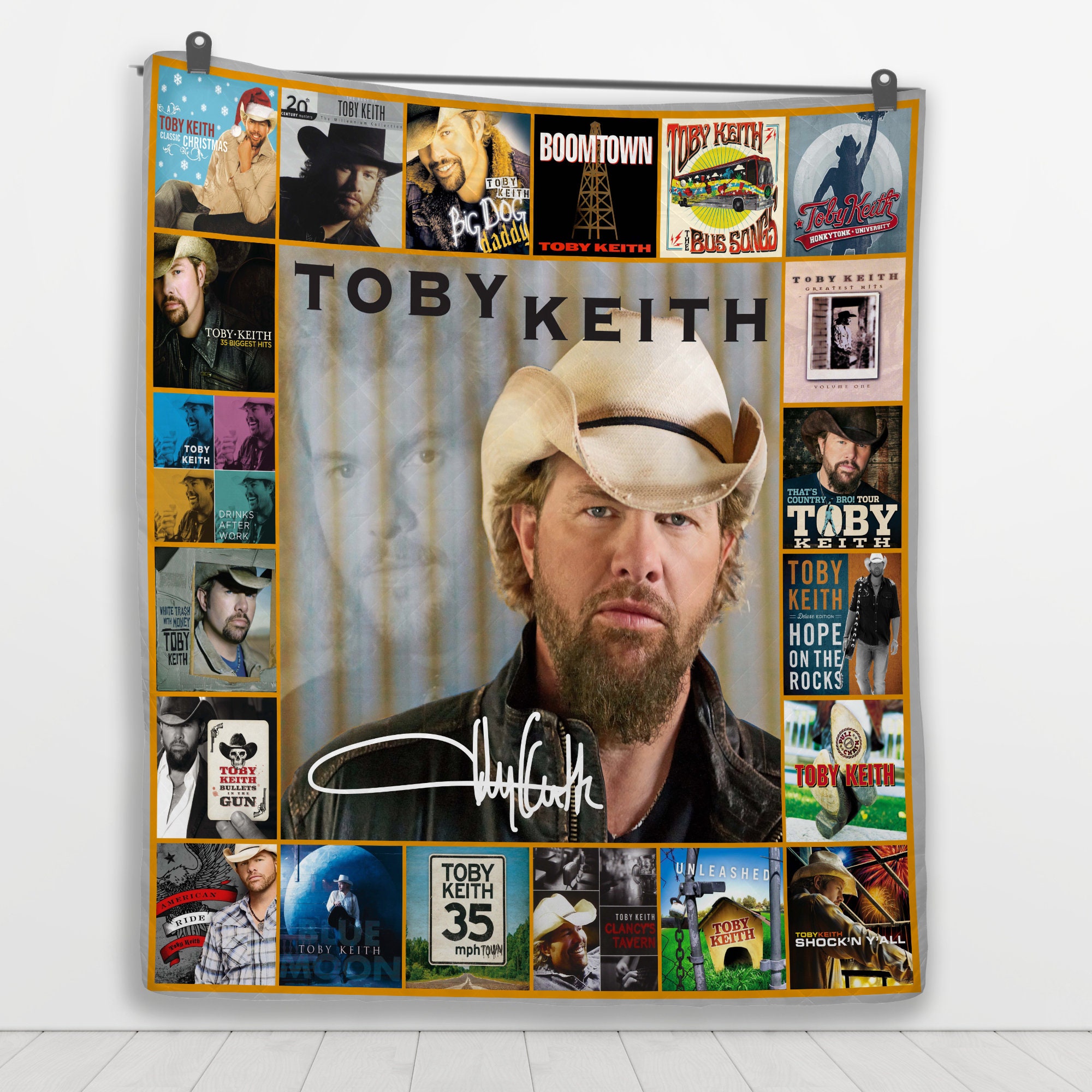 Toby Keith Albums Fleece Blanket, Toby Keith Quilt, Toby Keith Blanket ...