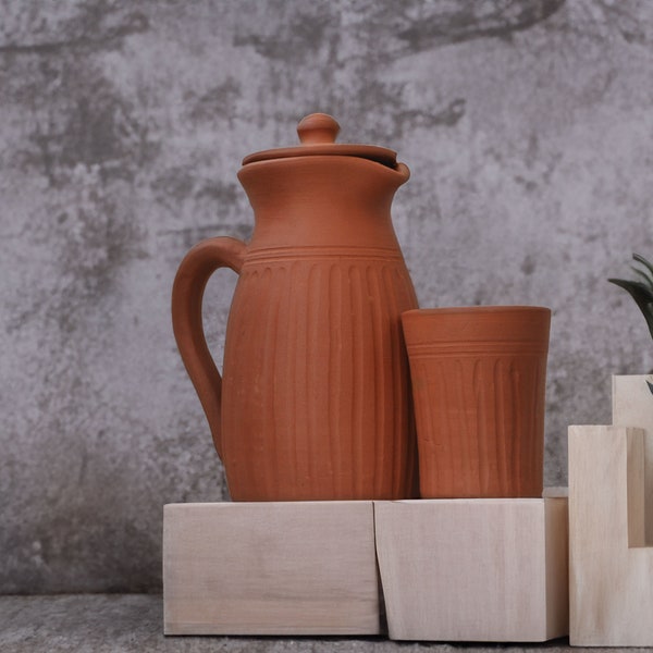 Clay Pitcher - Etsy