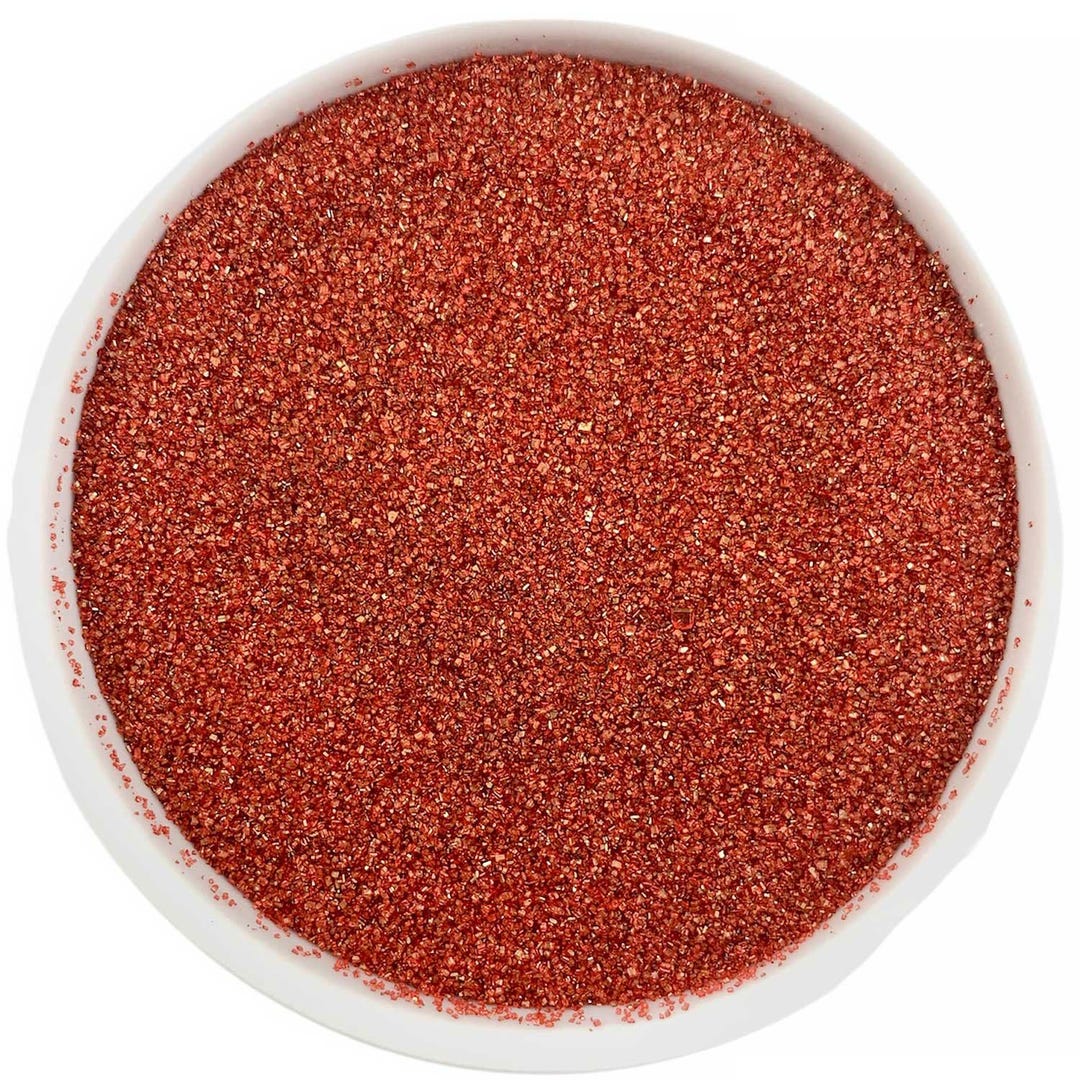 Red Sanding Sugar CHERRY Flavor Sugar Crystals Red Sugar Sprinkles ...